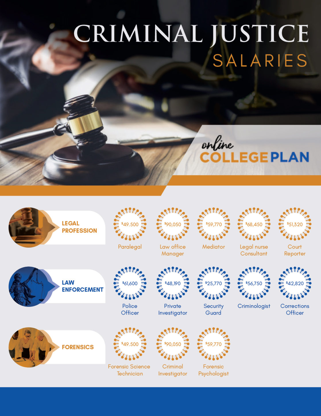 What are the Career Options with a Criminal Justice or Law Degree?